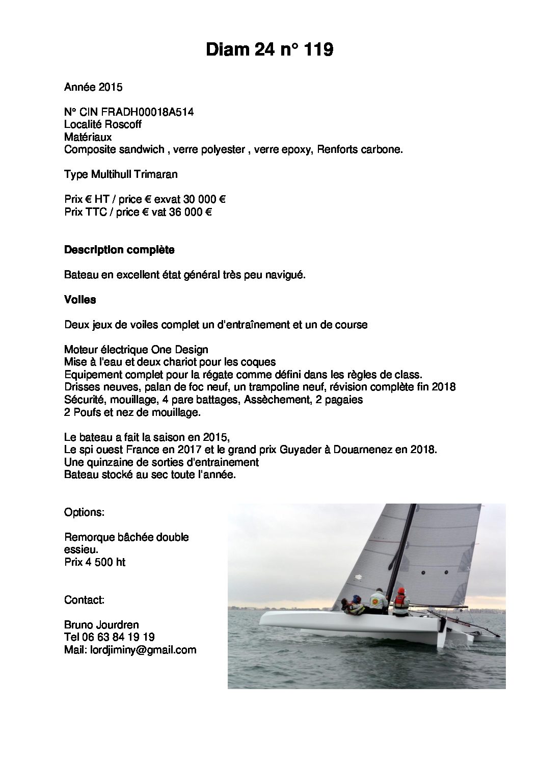 Second-hand • Diam 24 one design